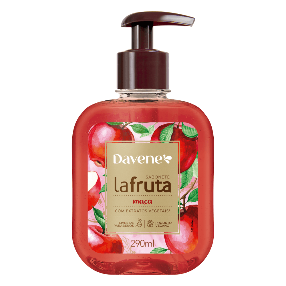 Sabonete Líquido La Fruta Maçã 290ml - davene